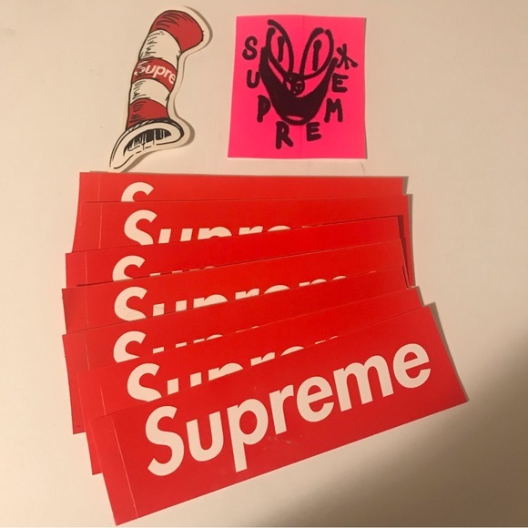 Supreme | Office | Supreme 9 Total Stickers | Poshmark